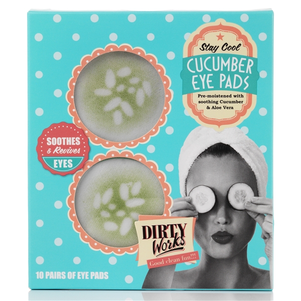 Stay Cool Cucumber Eye Pads - Dirty Works - Øyecremer | Shopping4net
