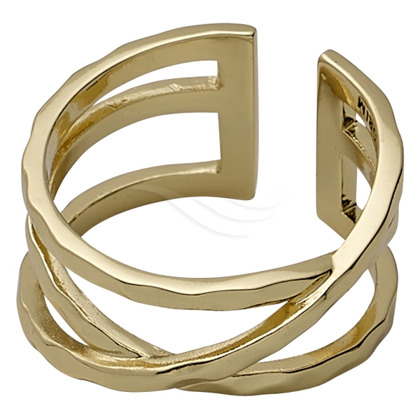 Spring Ring Gold Plated - Pilgrim - Ringer | Shopping4net
