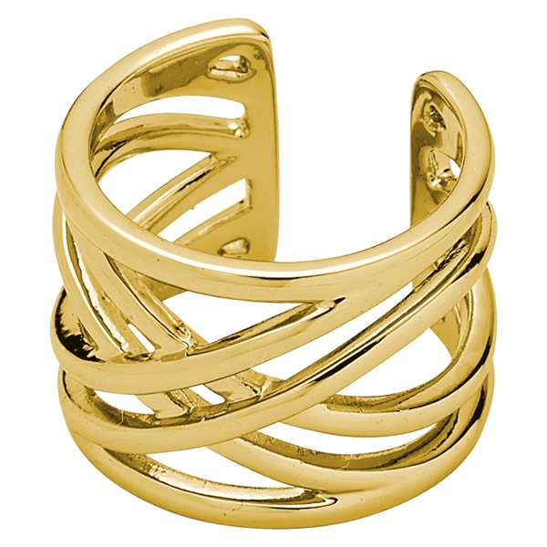 Spring Ring Gold Plated - Pilgrim - Ringer | Shopping4net