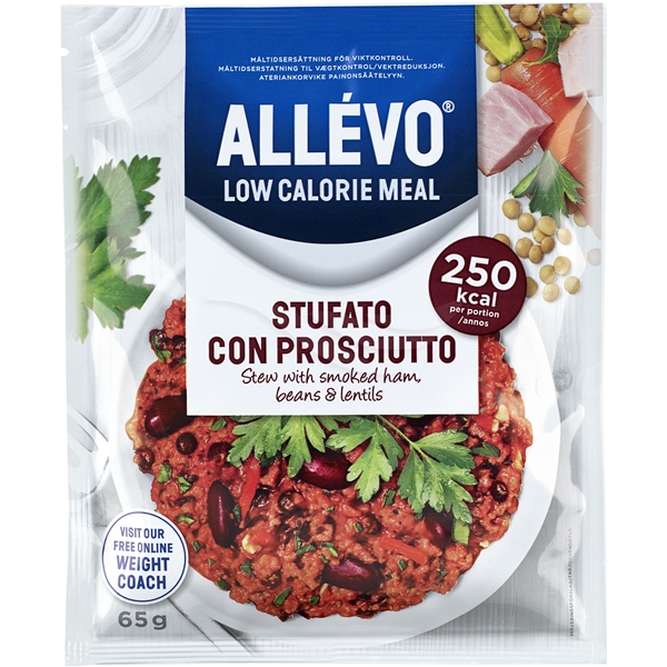 Allevo Meal Stufato con Prosciutto - Måltidserstatning - Allévo ...