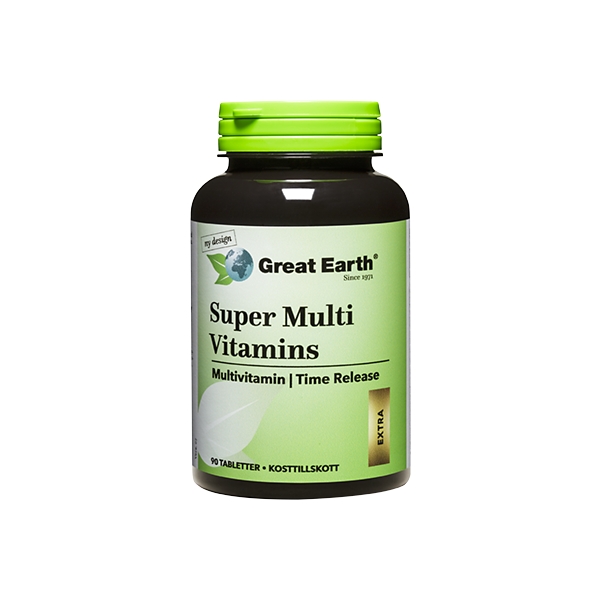 Super Multi Vitamins Premium - Multivitaminer - Great Earth | Shopping4net
