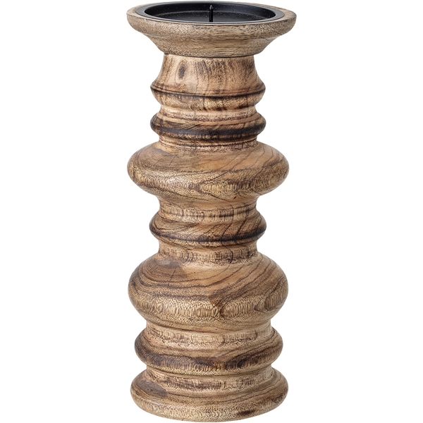 Bloomingville Lysestake 24,5 cm mangotre - Lyselykter og lysestaker ...