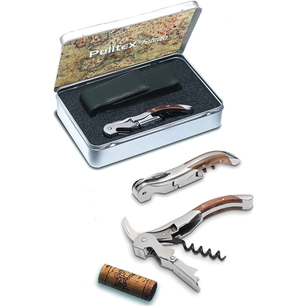 Pulltaps Toledo Vinåpner med lærfutteral - Vin- og bartilbehør - Pulltex | Shopping4net