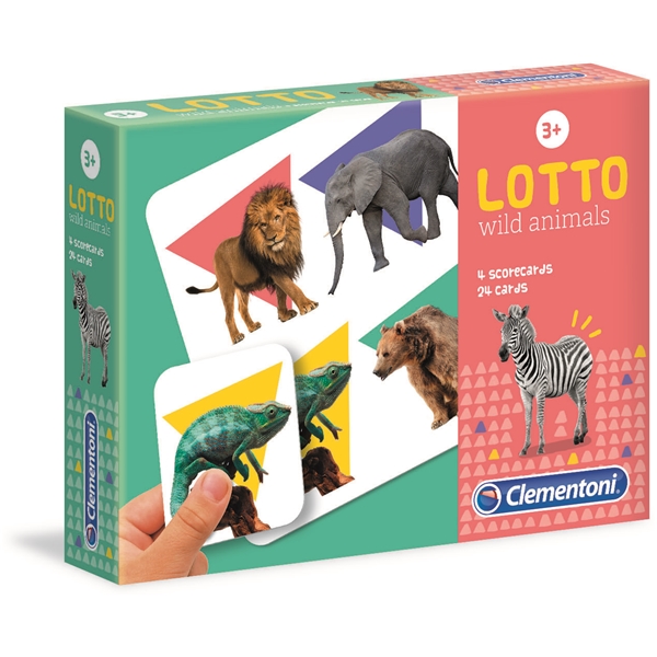 Lotto Wild Animals - Barnespill - Clementoni | Shopping4net
