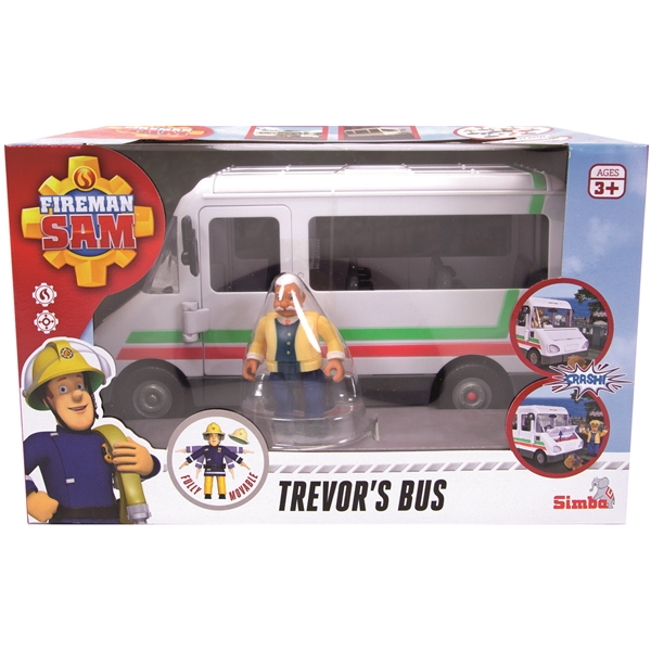 Fireman Sam Trevors Buss - Biler - Fireman Sam | Shopping4net