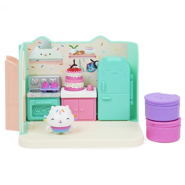 Gabby's Dollhouse Deluxe Room: Cakey's Kitchen - Gabby's Dollhouse ...