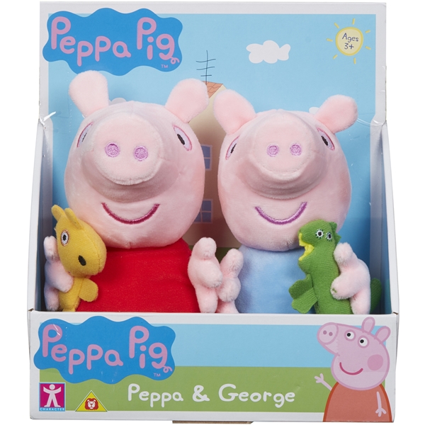 Peppa Gris Kosedyr 2-Pack - Peppa Gris - Peppa Pig | Shopping4net