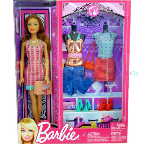Barbie Doll and Fashion Set Beutiful Boutique - Barbie - Barbie ...