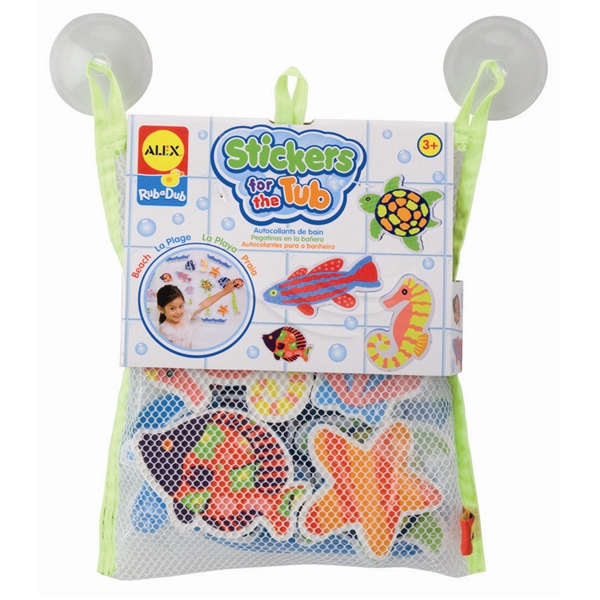 Rub a Dub - Badekar-stickers Strand - Badeleker - Alex | Shopping4net