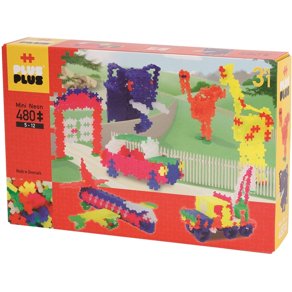 Plus Plus MINI Neon 480 st 3in1 - Aktivitetsmateriell - Plus Plus ...